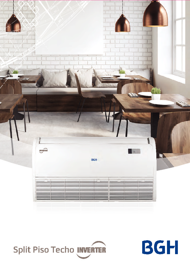 Split Piso / Techo BGH Silent Air BSPTHIE72CTO INVERTER 18000 Frío/Calor